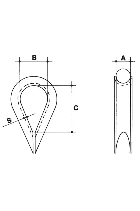 Rodanta inox Art. 552 12 mm